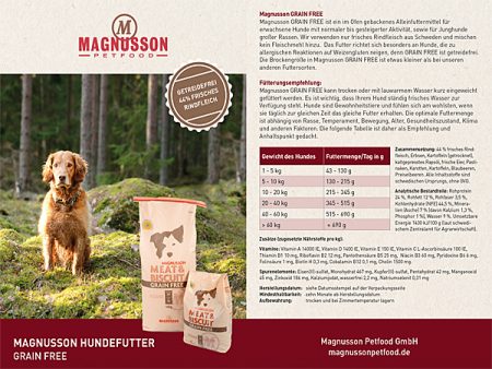 Das perfekte Dinner - Magnusson Petfood Hundefutter im Finley-Test ...